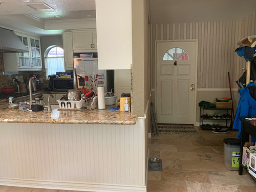 Update/modernize this early 2000s kitchen with paint!
