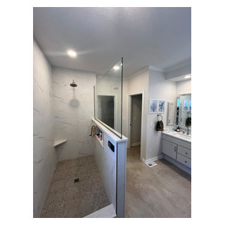 Modern Walk-In Shower Remodel - Modern - Bathroom - Columbus - by ...
