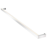 Thin-Line 4' One-Sided LED Wall Bar 2700K, Bright Satin Aluminum ...