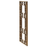 Vintage Restored Oriental Zen Geometric Wood Wall Panel Hws3774 - Asian ...