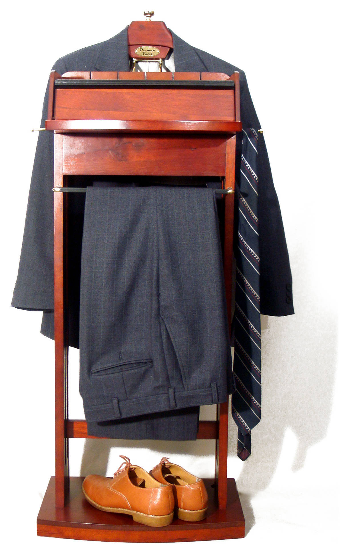 Proman Products Excalibur Valet, Dark Cherry - Traditional - Armoires ...