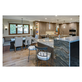 Bold Open Concept Kitchen - Fusion - Kitchen - Chicago - by Drury ...