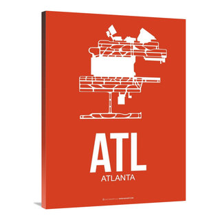 "ATL Atlanta Poster 3" Fine Art Print, 30" x 40" - Modern - Prints And ...