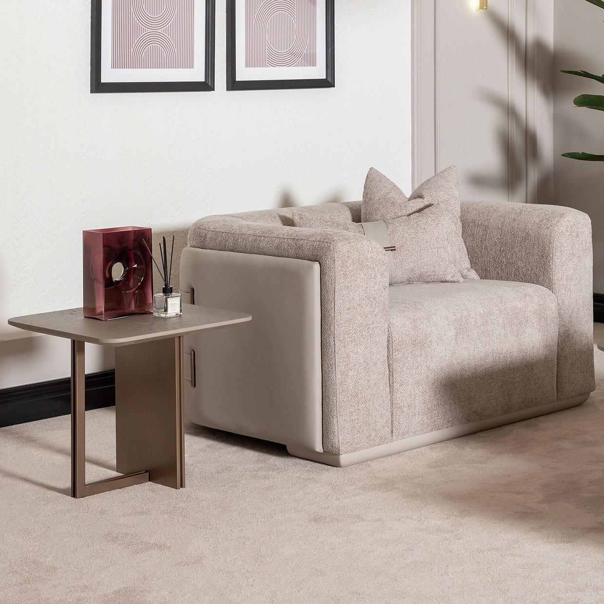 Canberra End Table, Light Ash - Contemporary - Side Tables And End ...