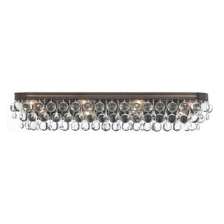 Calypso 8 Light Bathroom Vanity Light, Vibrant Bronze - Contemporary ...