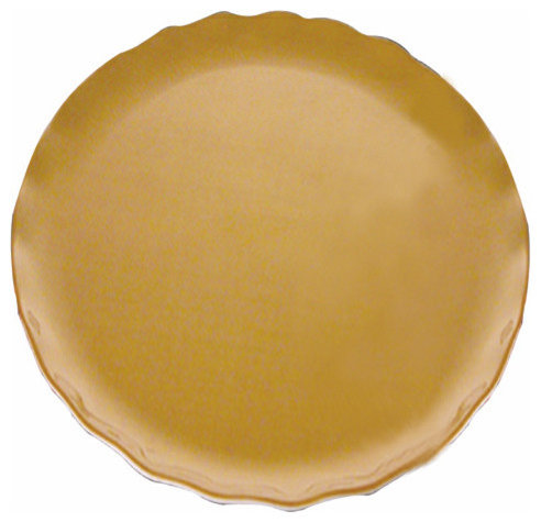 18" Plate, Gold Pearl - Dinner Plates - by Thunder Group | Houzz