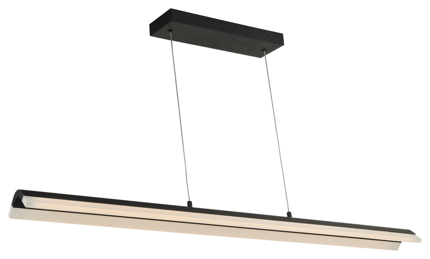 Eros LED Pendant in Matte Black/Titanium Silver - Modern - Kitchen ...