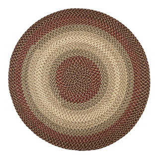 Rhody Rug Easy Living Rug, Warm Earth, 10' Round, 10' Round - Outdoor ...