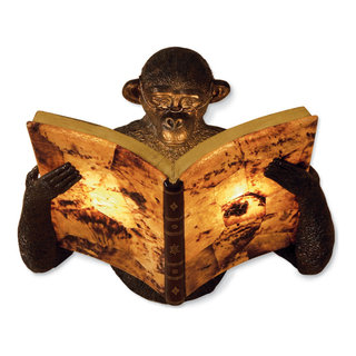 Monkey Book Sconce - Traditional - Wall Sconces - by Maitland-Smith | Houzz