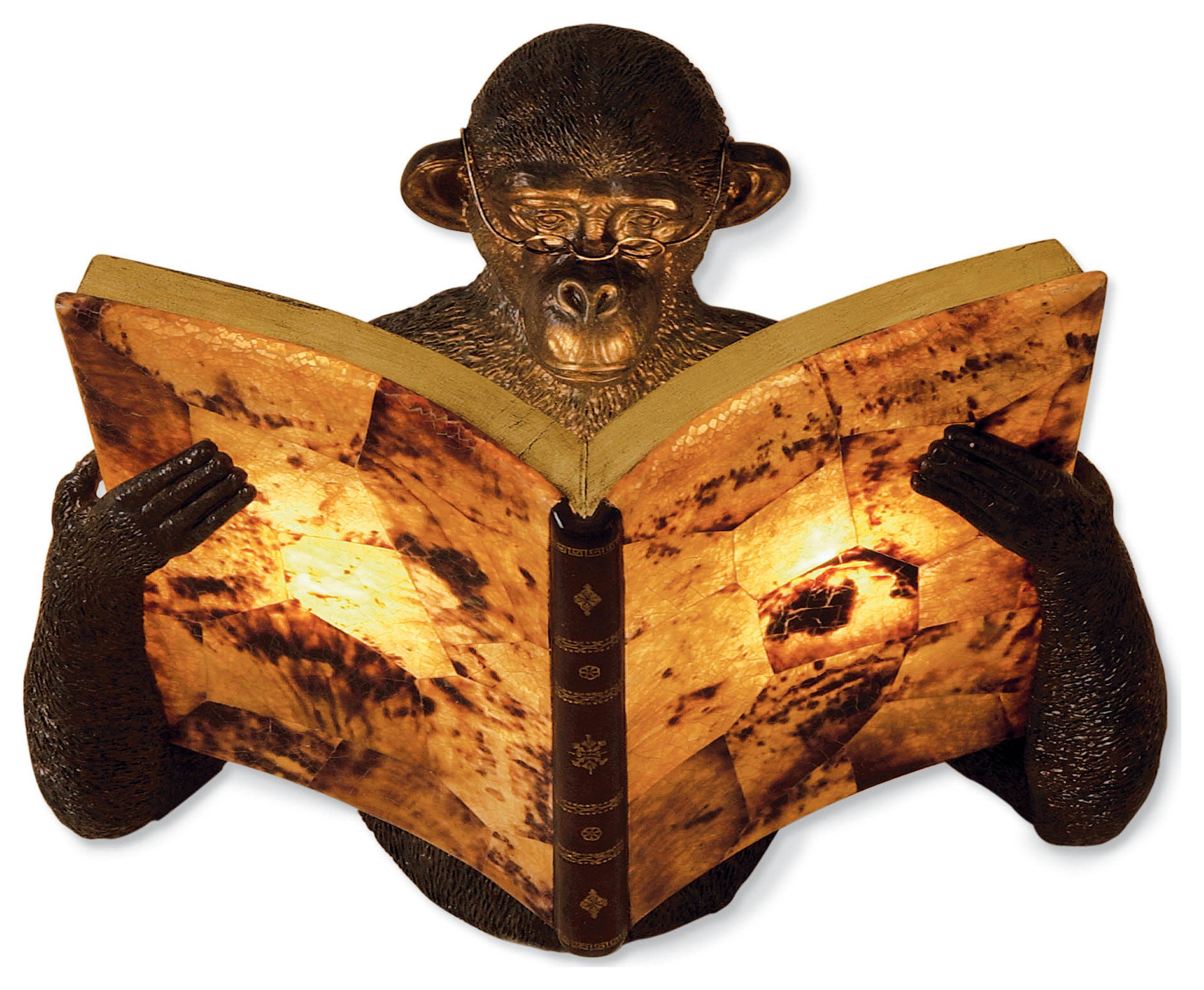 Monkey Book Sconce - Eclectic - Wall Sconces - by Maitland-Smith | Houzz