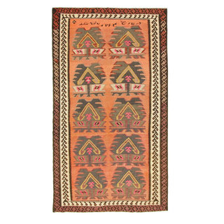 Persian Kilim Fars Azerbaijan Antique 9'5"x5'2", 9'5"x5'2 ...