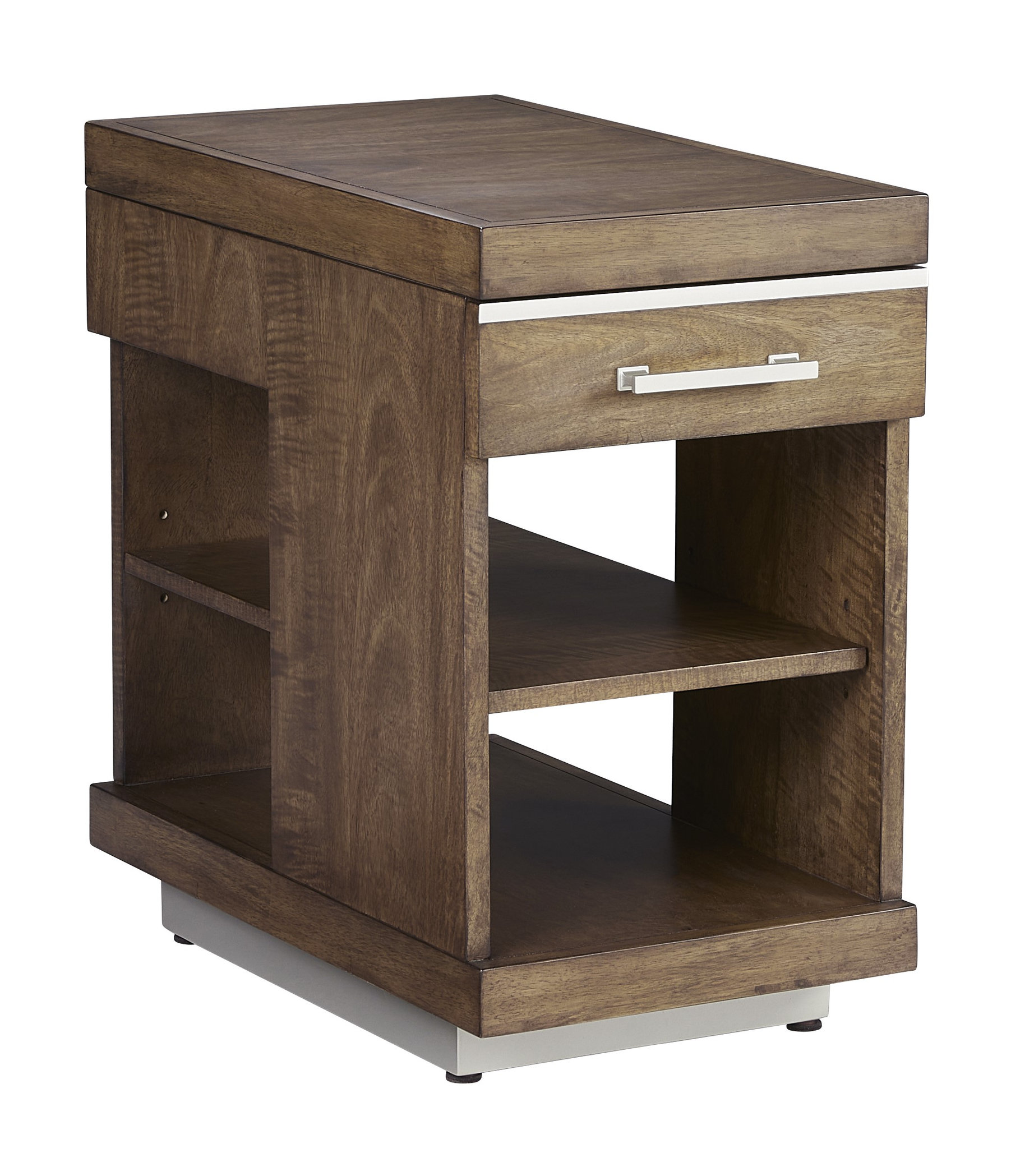 Downtown Chairside Table, Toffee Brown - Transitional - Side Tables And ...