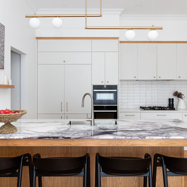 75 Beautiful Kitchen with Ceramic Splashback Ideas & Designs - December ...