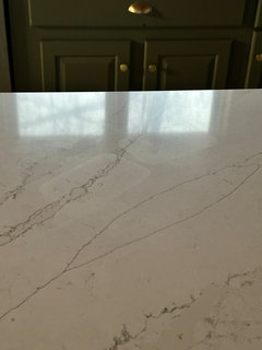 WEIRD MARKS ON NEW QUARTZ COUNTERTOPS! Help!