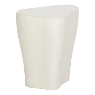 Dali End Table Small White, White - Contemporary - Side Tables And End ...