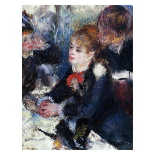 Pierre Auguste Renoir At the Milliner-s, 21"x28" Wall Decal, 21x28 ...