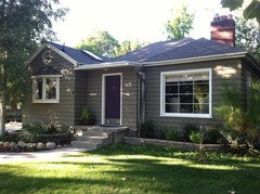 Is "Link Gray" SW 6200 too dark for Tudor Revival cottage?