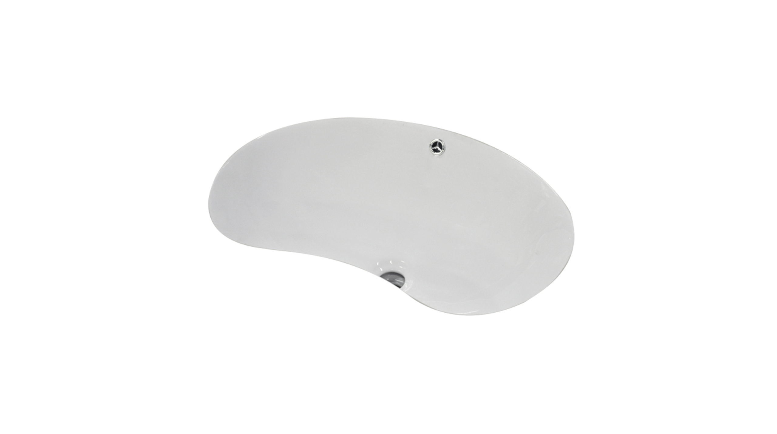 Kidney Design, Bright White Under-Mount Sink - Contemporary - Bathroom ...