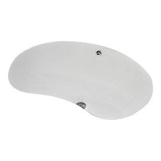 Kidney Design, Bright White Under-Mount Sink - Contemporary - Bathroom ...