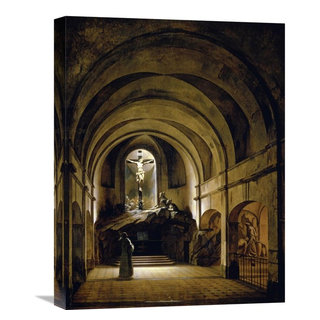 "Chapelle Du Calvaire" Artwork, 17" x 22", 17.041" x 22" - Traditional ...