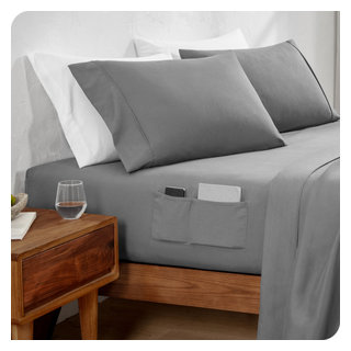 Side Pocket Sheet Set, 1800 Ultra-Soft Microfiber, Double, King ...