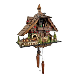 Engstler Battery-operated Cuckoo Clock- Full Size - Rustic - Cuckoo ...