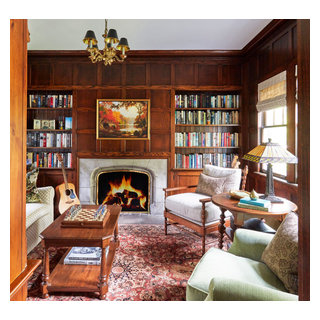 English style paneled study - Traditional - Home Office - Chicago - by ...