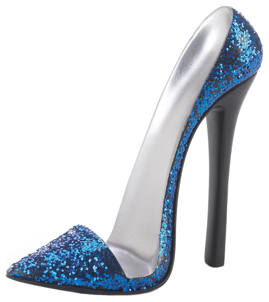 Sparkle Blue Shoe Phone Holder - Contemporary - Desk Accessories - by ...