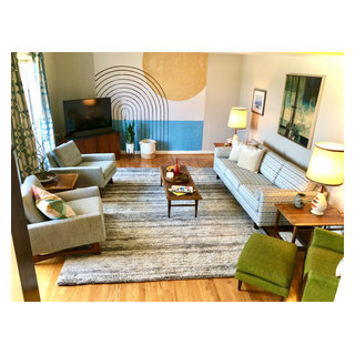 Mid-Century Modern Living Room - Midcentury - Living Room - Cincinnati ...