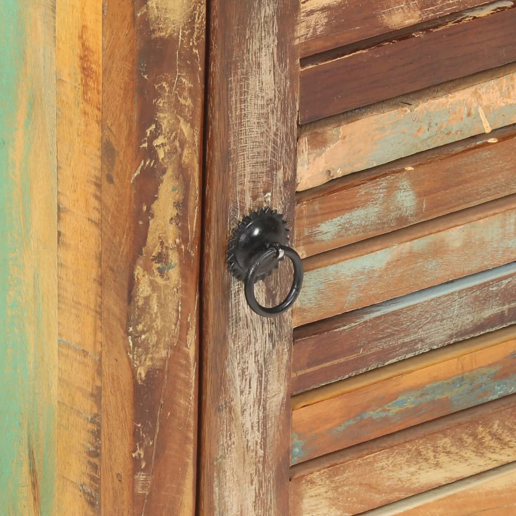 vidaXL Highboard Floor Storage Cabinet Accent Cabinet Solid Reclaimed ...