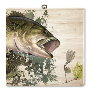 "Bass" Cutting Board, 12"x12" - Rustic - Cutting Boards - by House ...
