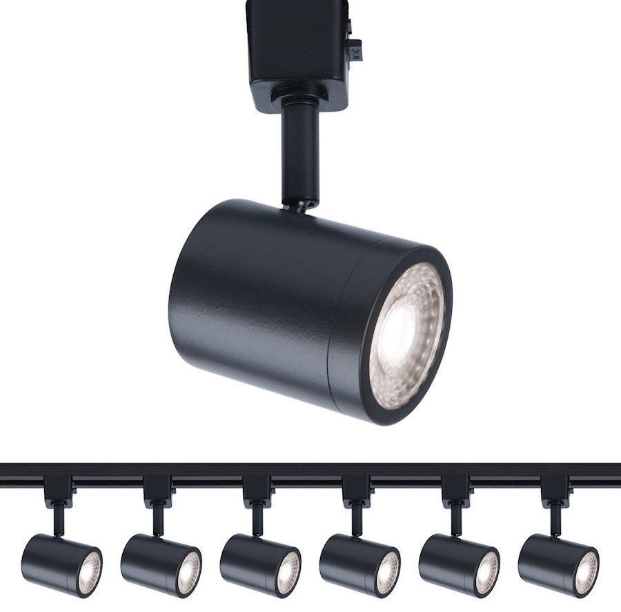 WAC Charge LED LV Track Head, Black for H Track (Pack of 6 ...