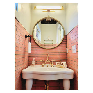 Victorian Modern Stunner - Victorian - Powder Room - Denver - by Meg ...
