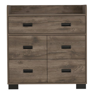 Stylish Transitional Dresser Featuring Raised Edges & Ample Drawer ...