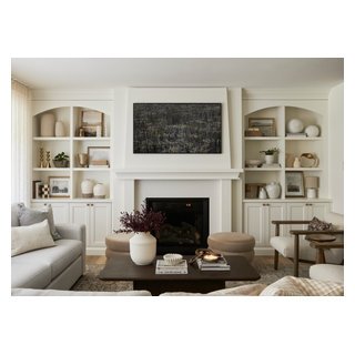 Effortlessly Chic Main Floor - Mediterranean - Living Room - Toronto ...
