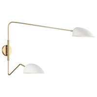 Jane Double Task Sconce - Midcentury - Bathroom Vanity Lighting - by ...