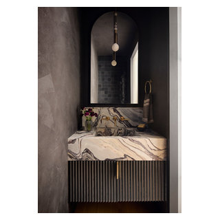 Tribeca Loft - Modern - Powder Room - New York - by ANAHITA Studio | Houzz