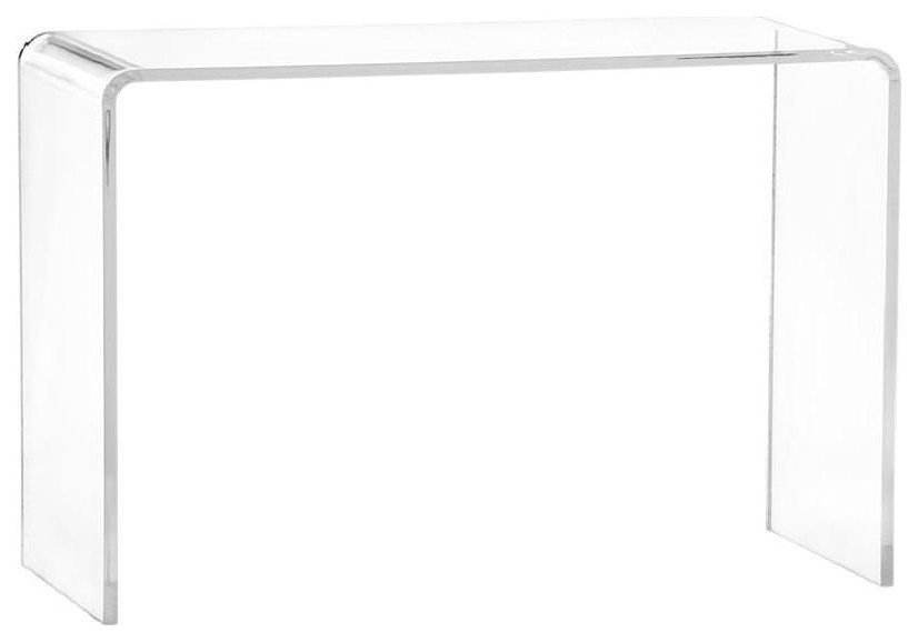 Acrylic Large Console Table, 15 MM Thickness - Contemporary - Console ...