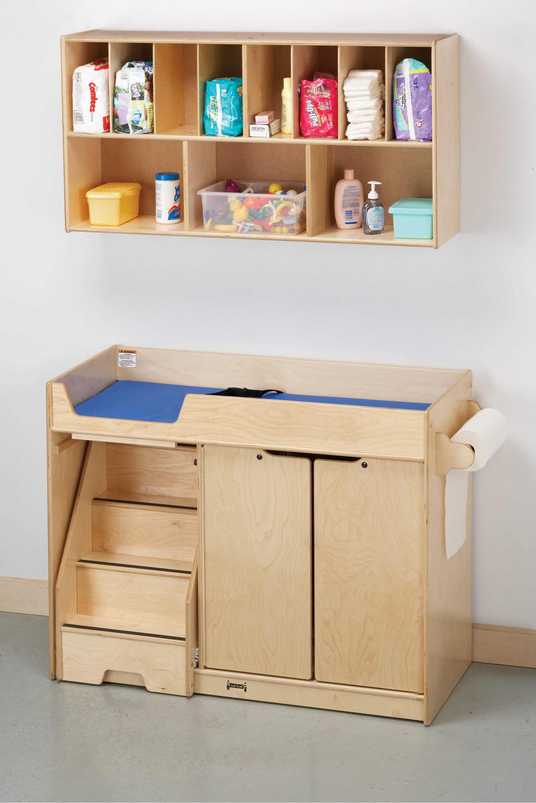 Jonti-Craft Changing Table - with Stairs Combo - Left - Contemporary ...