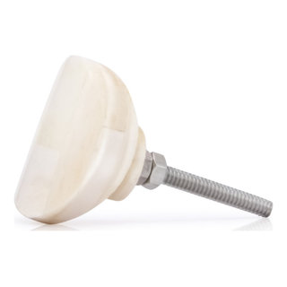 Mascot Hardware Eclipse 7/8" Length Novelty Resin Cream Drawer Cabinet ...