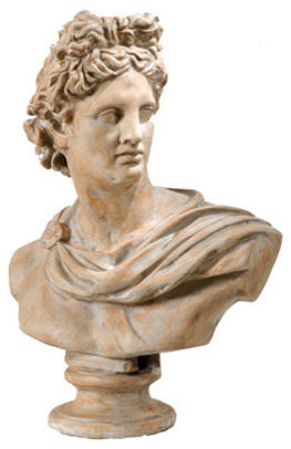 Bust Statue Sculpture 24"x13.5"x31" - Traditional - Decorative Objects ...
