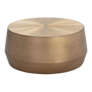 Creed Coffee Table Small Antique Gold - Contemporary - Coffee Tables ...