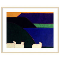 Fjord Snaefellness by Eithne Donne Framed Wall Art 41 x 33 ...