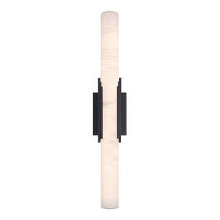 Venna, Outdoor , 28", Urban Bronze, Alabaster - Transitional - Outdoor ...