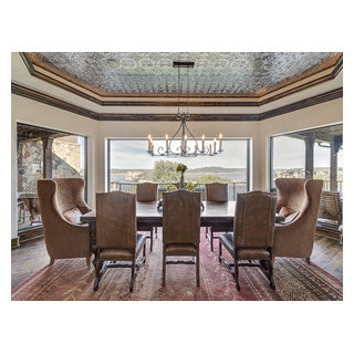 Hells Gate Drive - Farmhouse - Dining Room - Dallas - by John Zimmerman ...