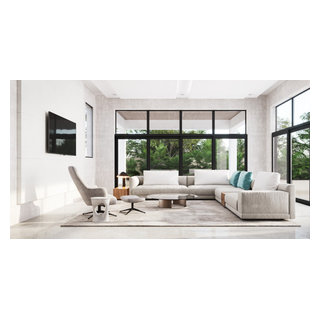 BOCA RATON - NEW CONSTRUCTION - Modern - Living Room - Miami - by vee ...