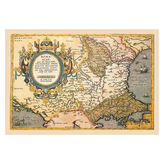 Map of the Balkans, 20" x 30" - Traditional - Prints And Posters - by ...