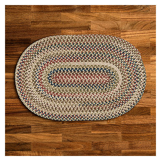 Cedar Cove - Natural 9'x12', Oval, Braided - Contemporary - Area Rugs ...