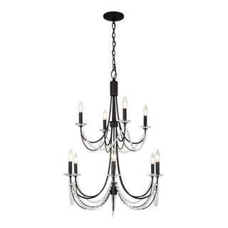 Varaluz Lighting 350C10CB Brentwood 10-Light Chandelier in Coastal ...