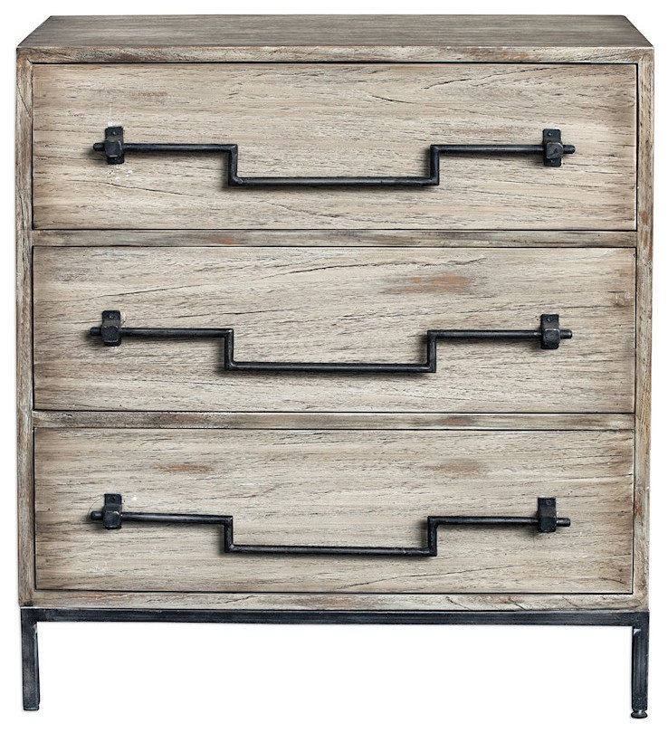 Uttermost Jory Aged Ivory Accent Chest, 25810 - Farmhouse - Accent ...